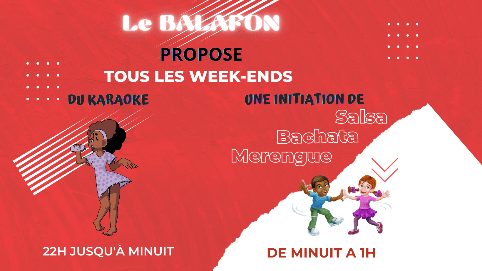 Le Balafon | Pub cocktails, Restaurant exotique, Karaoké à St-Etienne